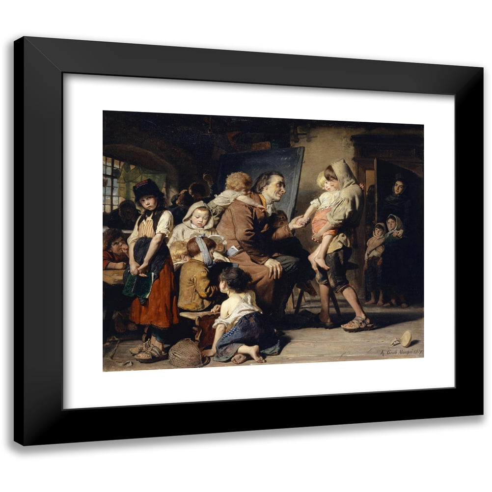 Konrad Grob 14x12 Black Modern Framed Museum Art Print Titled ...