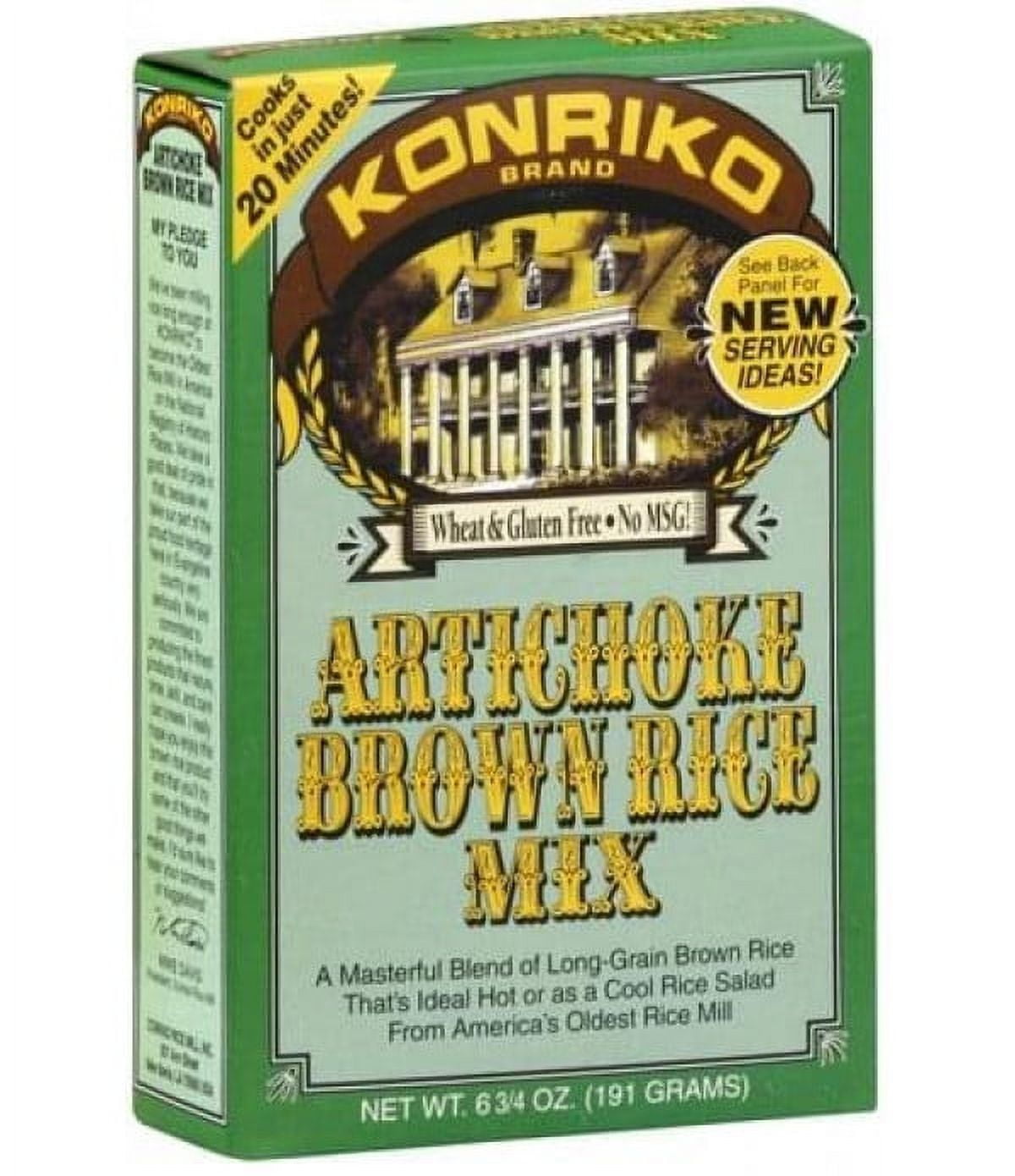 Konriko ARTICHOKE BROWN RICE MIX 6.75oz - Walmart.com