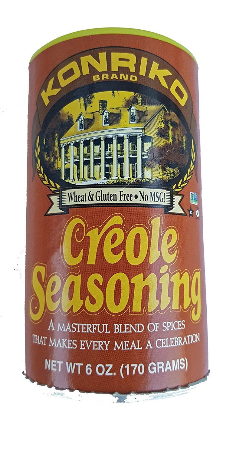Konriko Spicy Creole Seasoning, 6oz Canister - Pack of 6 - Walmart.com