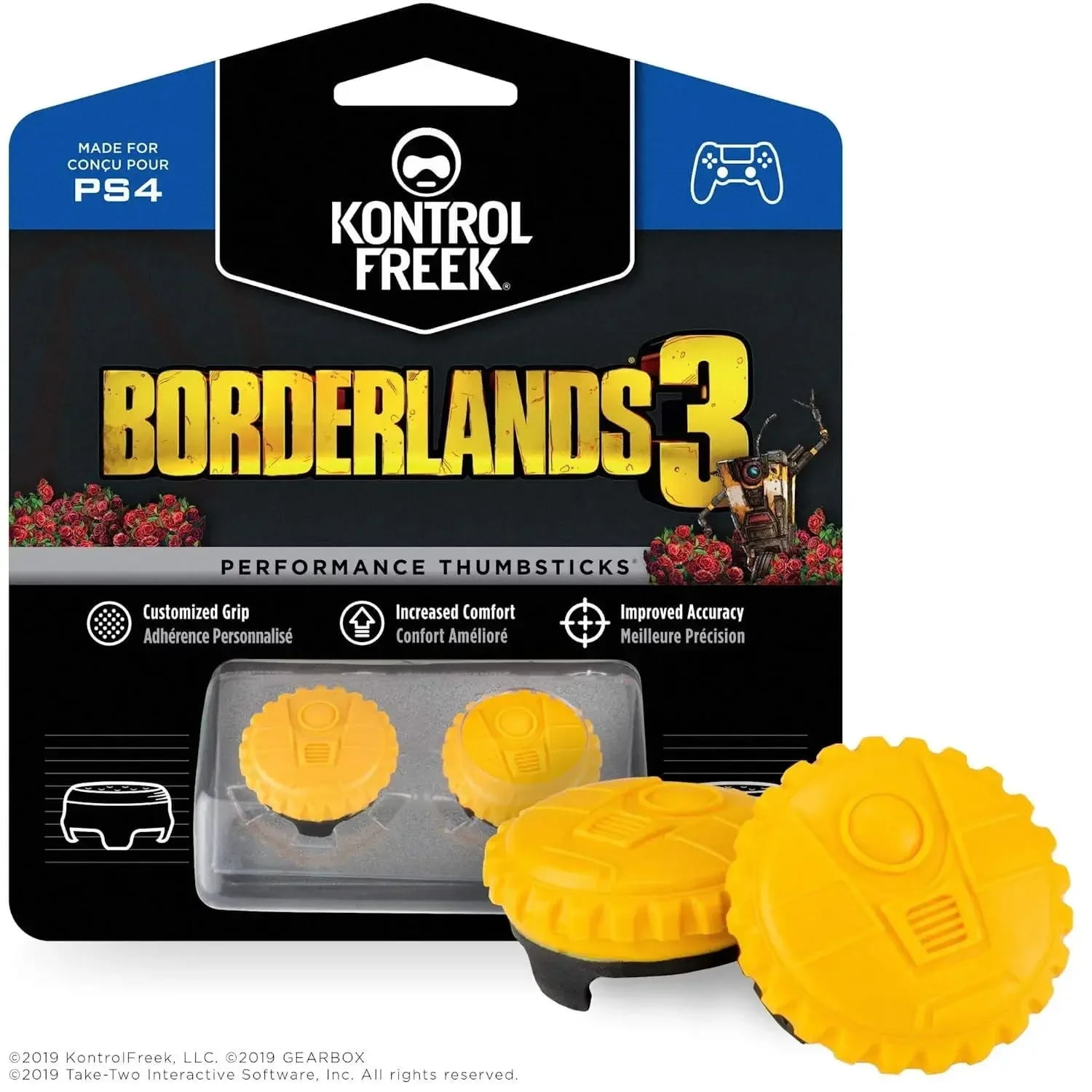 KontrolFreek FPS Freek Galaxy for Playstation PS4 High-Rise Analog ...
