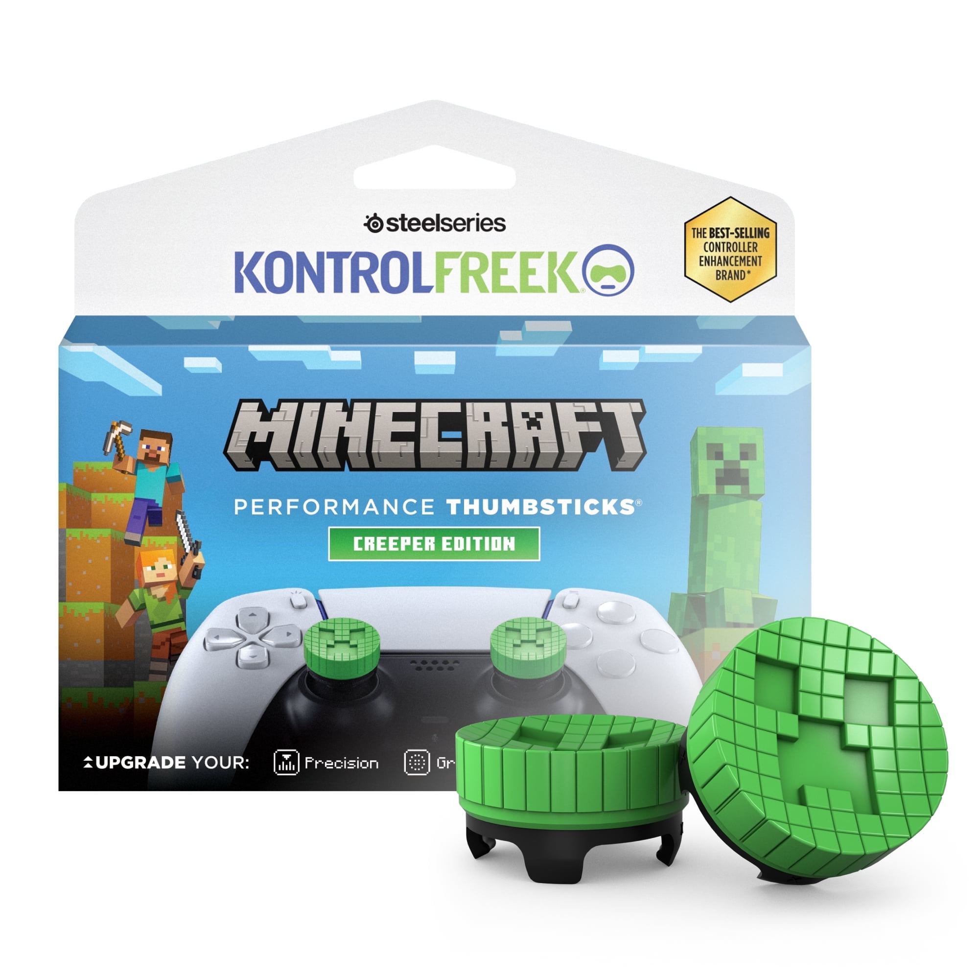 KontrolFreek Minecraft Creeper for Playstation 5 and Playstation 4 ...