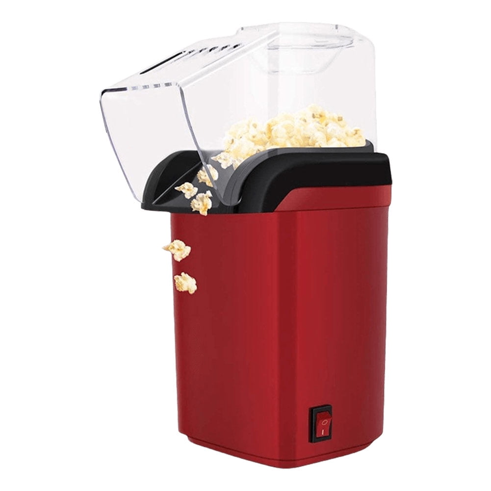 Koocovel Hot Air Popcorn Machine No Oil High Popping Rate Mini Popcorn ...