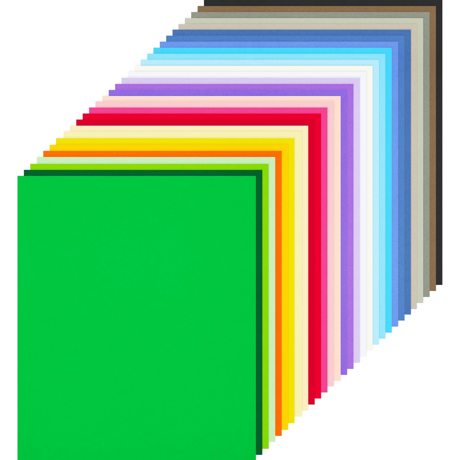 Koogel 60 Sheets Colored EC36 Cardstock for Kids, Craft Paper A4 ...