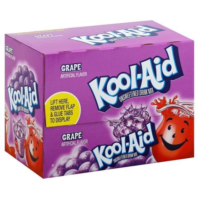 Kool-Aid 00043000016619 Beverage Kool Aid Grape .14Oz 192-.14 Ounce ...