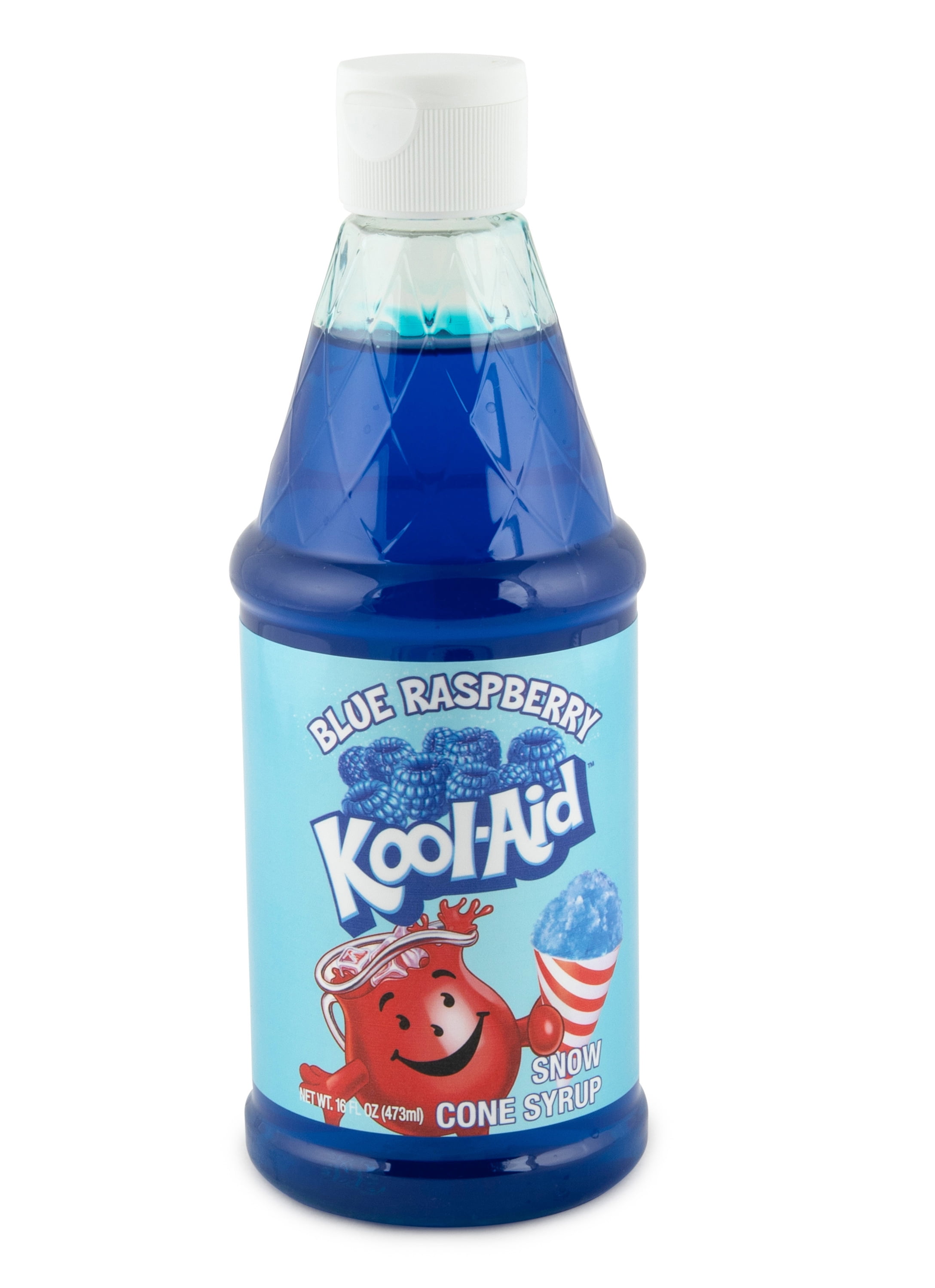 Kool-Aid Blue Raspberry Snow Cone Syrup, 16 fl oz Bottle - Walmart.com