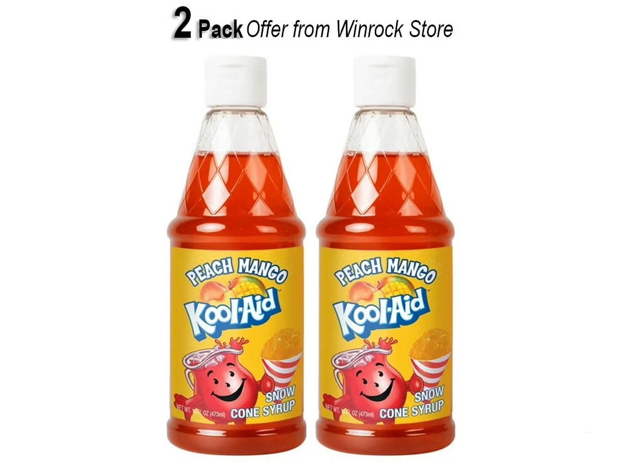 Kool-Aid 16-Oz. Snow Cone Syrup, Peach Mango (2 Bottles) Offer from ...