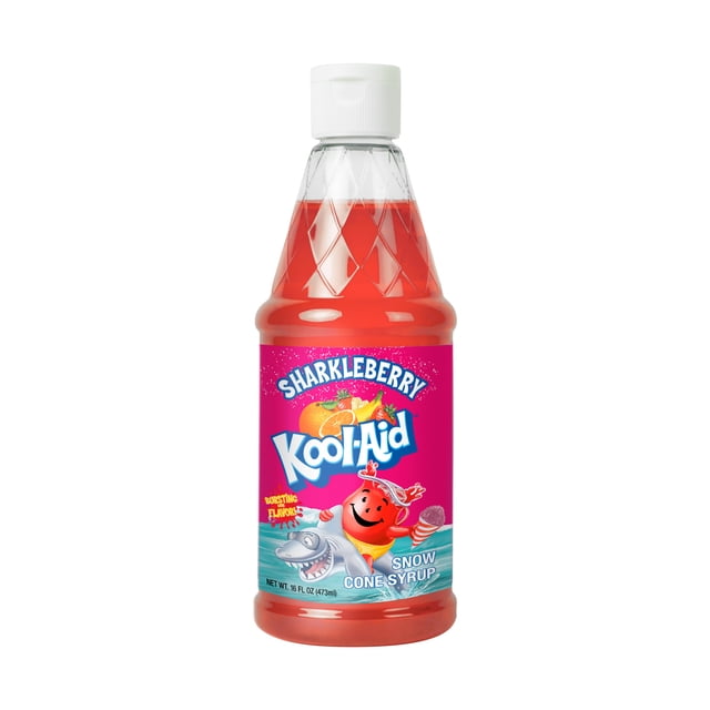 Kool-Aid 16-Oz. Snow Cone Syrup, Sharkleberry - Walmart Business Supplies