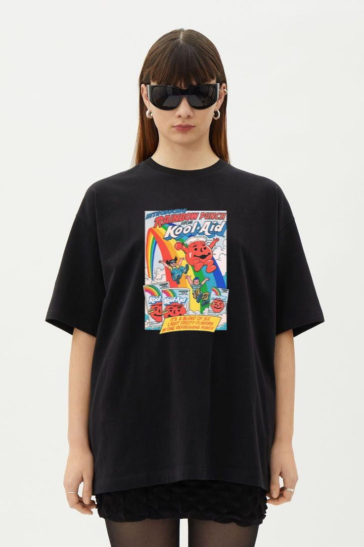 Kool Aid '84 Oh Yeah Funny Retro Drink Mascot Man T-Shirt, for men & women, up to size 5XL ...