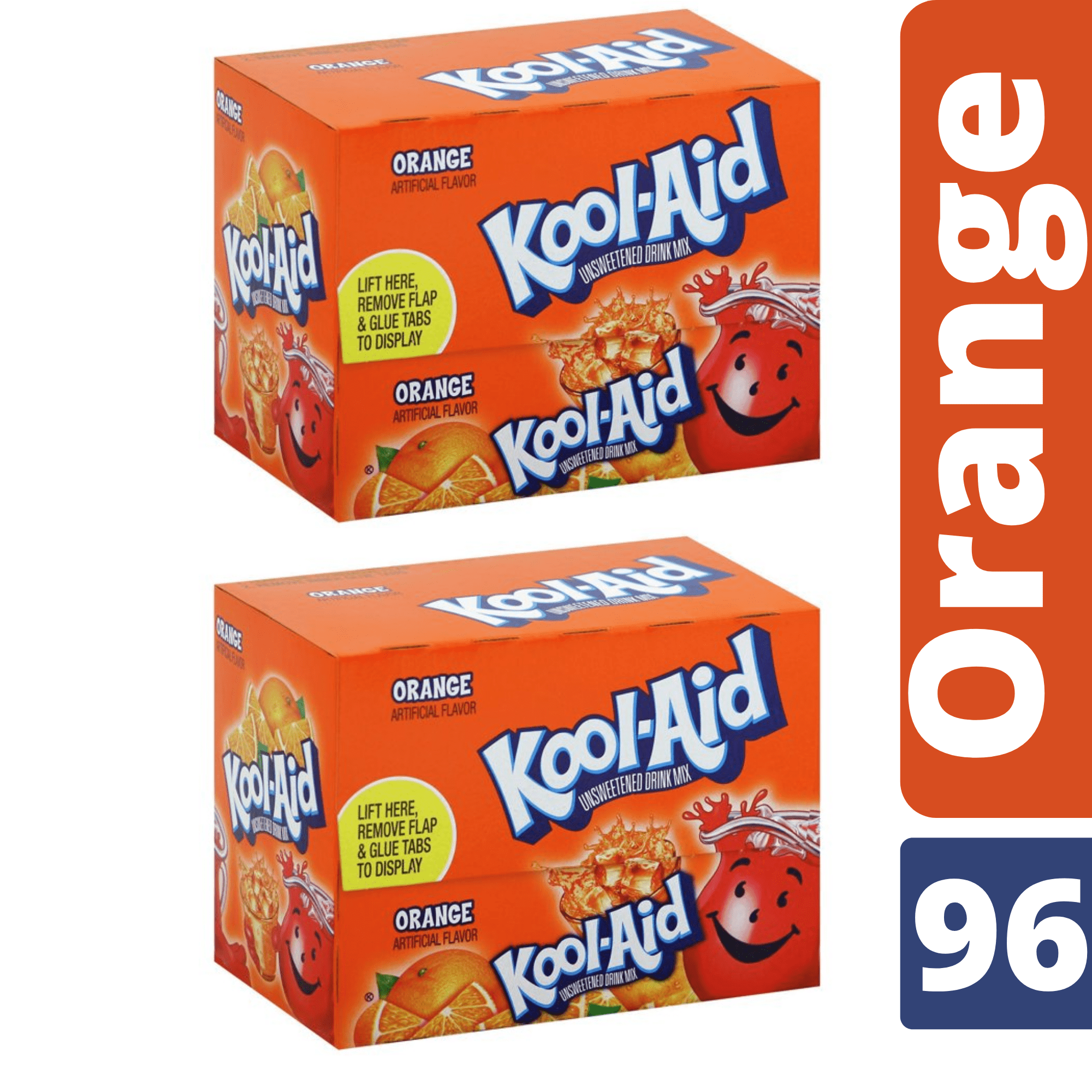 Kool-Aid Artificially Flavored Orange Unsweetened Powdered Drink Mix No ...