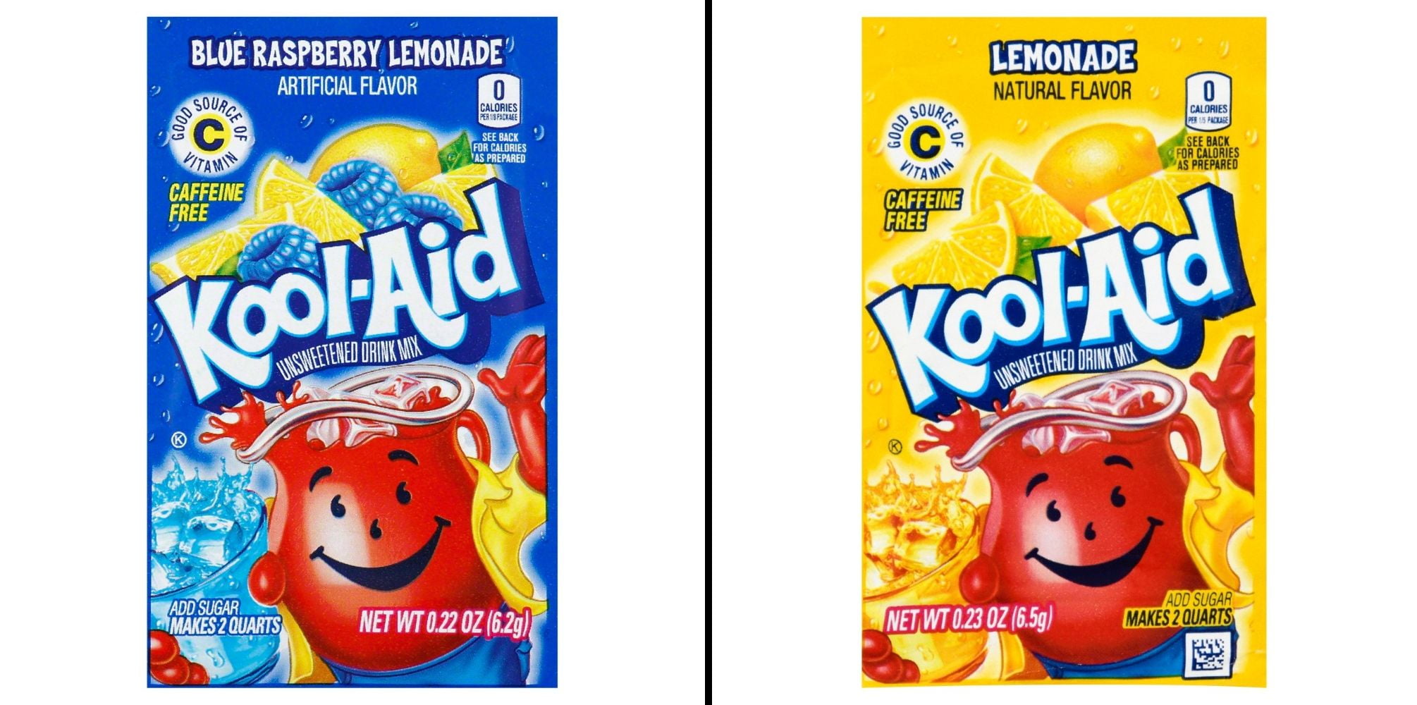 Kool-Aid Blue Raspberry Lemonade Unsweetened Drink Mix & Kool-Aid ...
