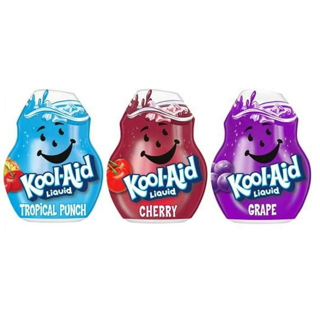 Kool Aid - Bundled Savings 3-Pack - Liquid Drops For Water Flavoring ...