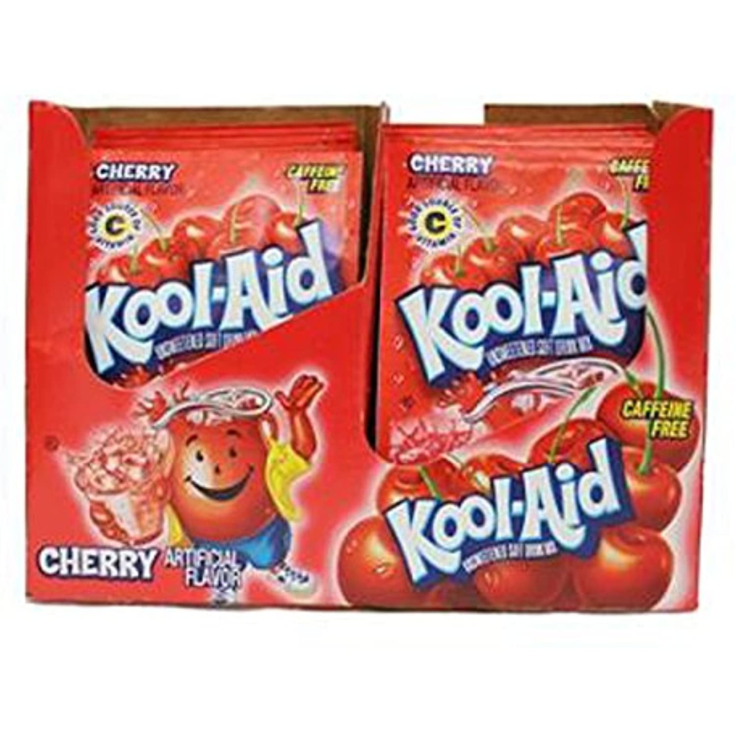 Kool-Aid Cherry Flavored Packets, 48 Count, Sugar-Free & Low Calorie ...