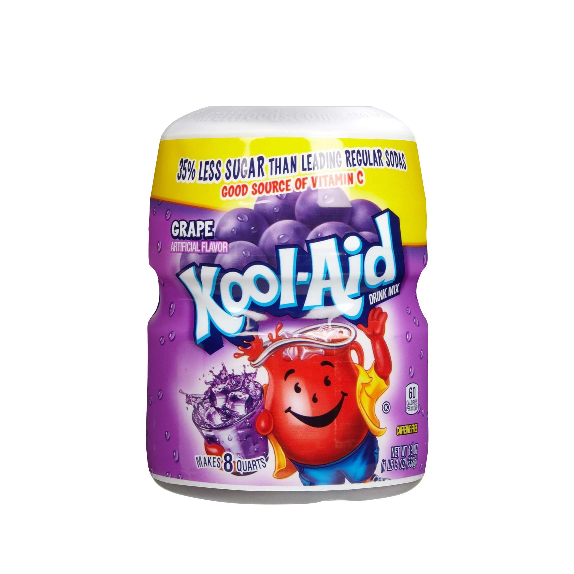 Kool-Aid, Drink Mix, Sugar Sweetened Grape, 19 Ounce - Walmart.com