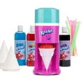 Kool-Aid Snow Cone Maker Party Kit, (3) 16oz Flavored Syrups, 20 Cones ...