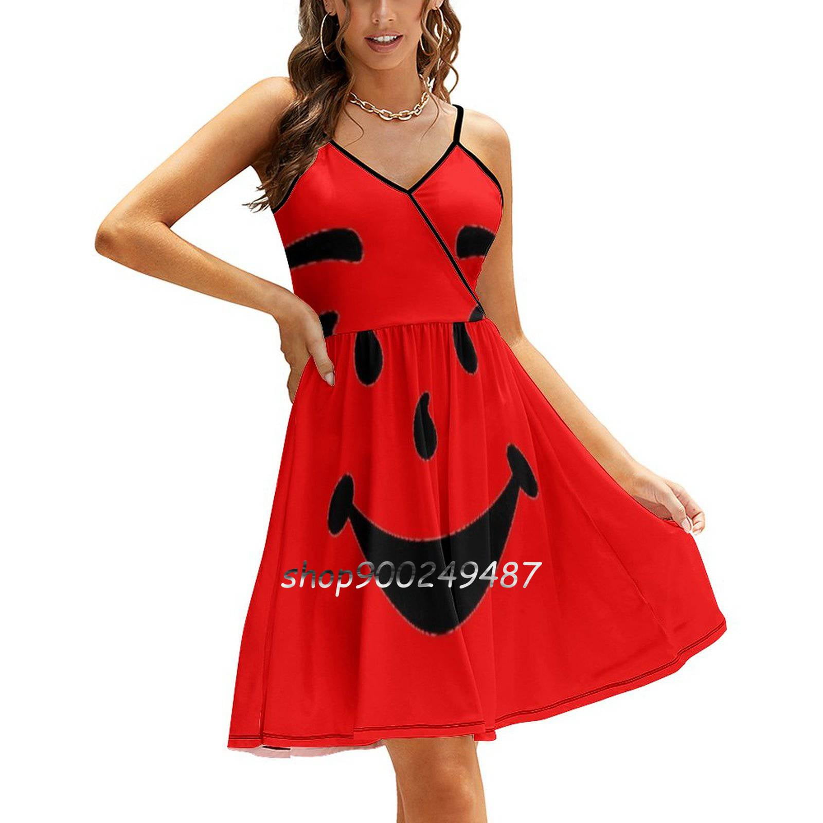 Kool-Aid Evening Party Dresses Midi Sexy Dress Female Sweet One Piece ...