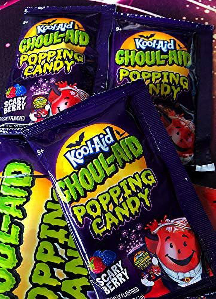 Kool-Aid Ghoul-Aid Zom-Berry Flavored Popping Candy, 0.74 oz 3 Ct ...
