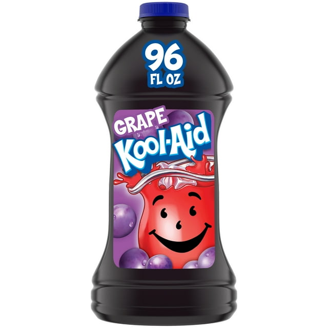 Kool-Aid Grape Multiserve Kids Soft Drink, 96 fl oz Bottle - Walmart.com