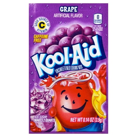 Kool-Aid Unsweetened Drink Mix, 12 Pack Assorted Flavors, 2 Quarts ...