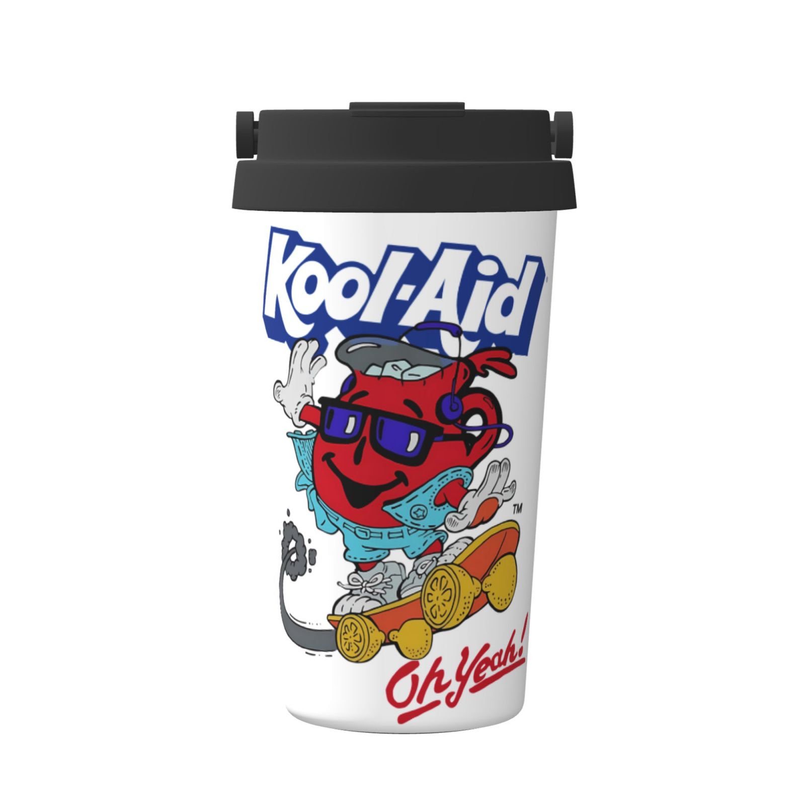 Kool-Aid Insulated Coffee Mug with Leak Proof Lid Reusable Coffee Mug ...