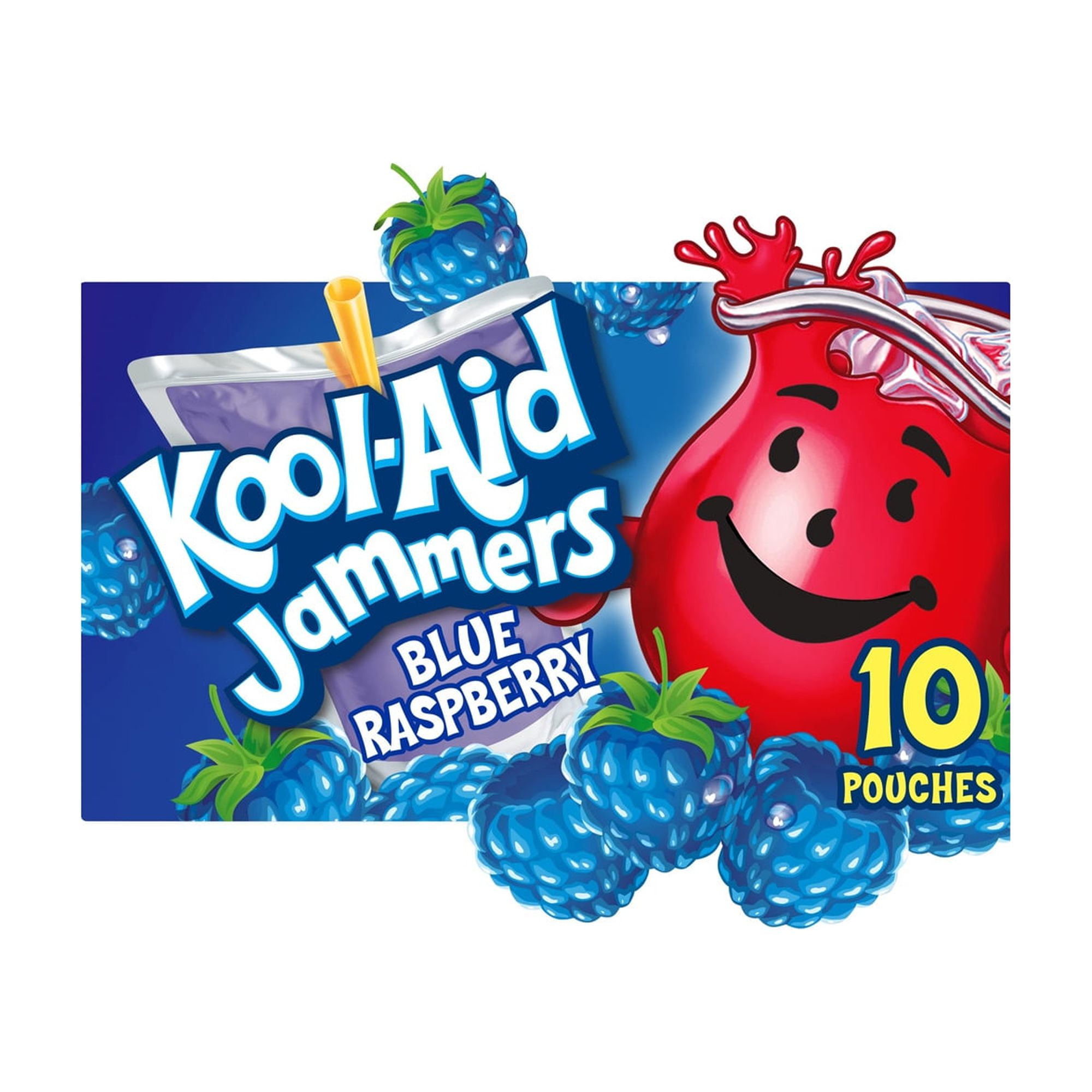 Kool-Aid Jammers Fruit Drink, Blue Raspberry (Pack of 6) - Walmart.com