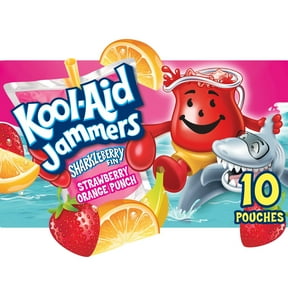 Kool-Aid Jammers Variety Pack, 40 Pouches, Tropical Punch, Cherry ...