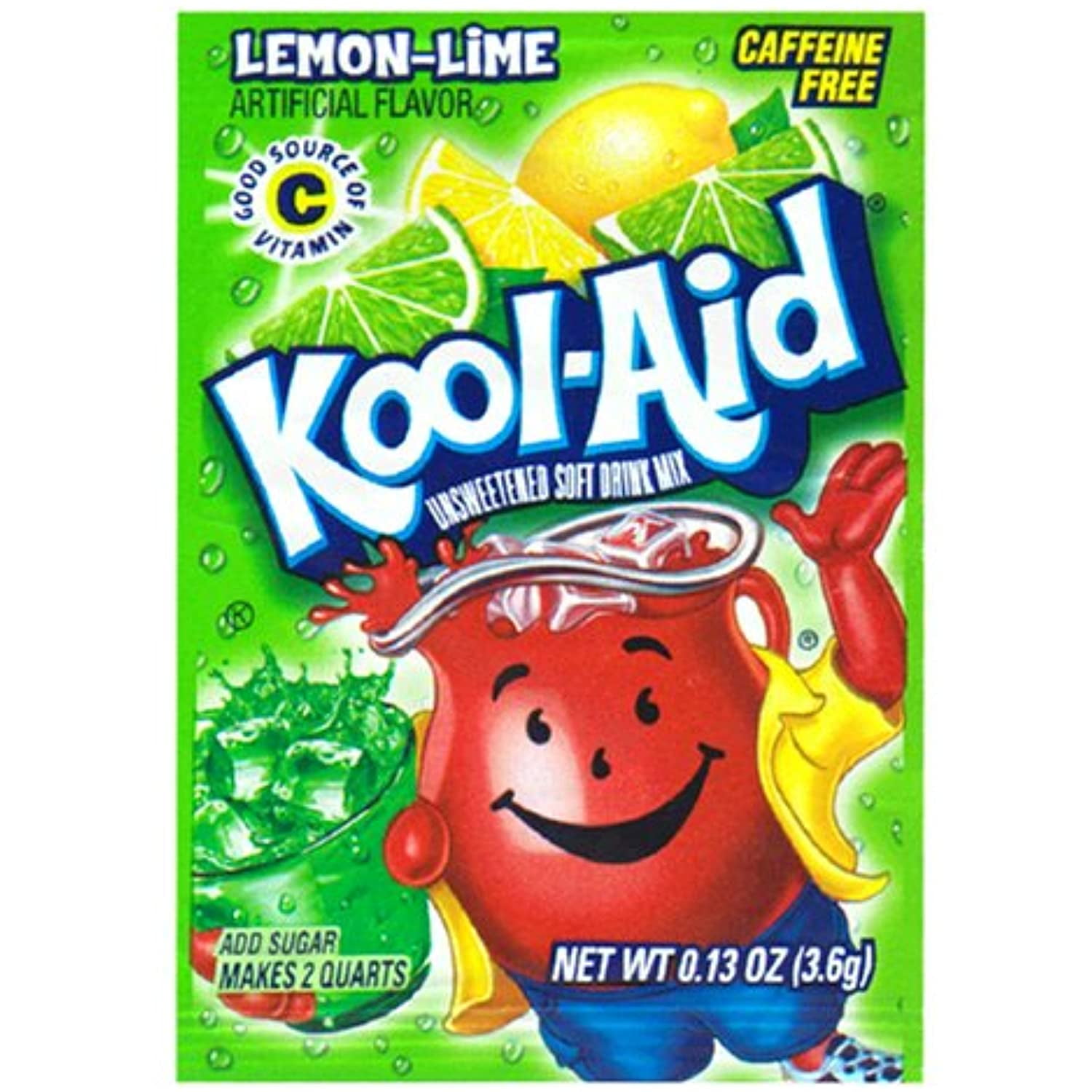 Kool Aid Lemon Lime Drink Mix (48 Packets) - Walmart.com