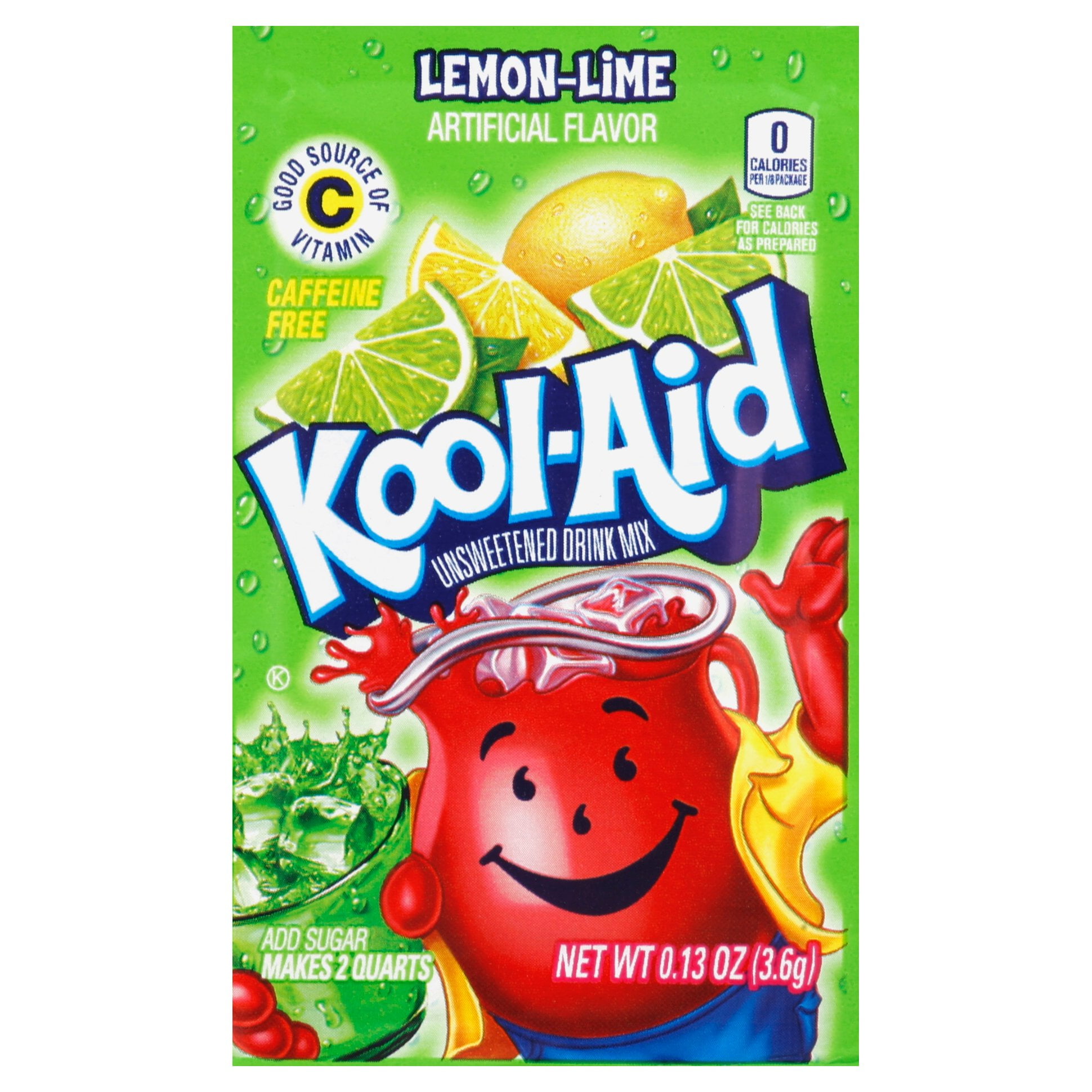 Kool-Aid Lemon-Lime Unsweetened Drink Mix - Each - Walmart.com