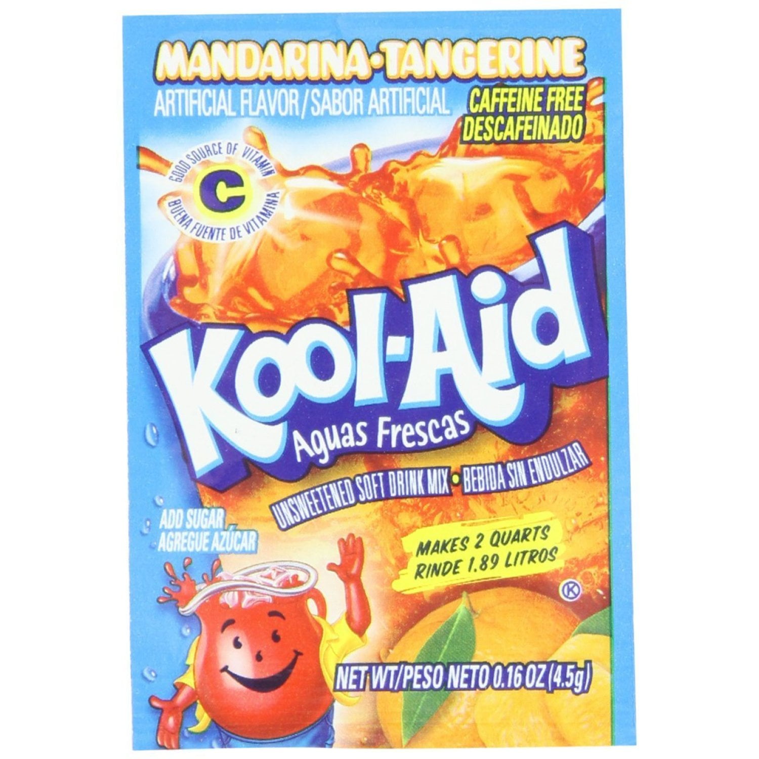 Kool Aid Lemonade Unsweetened Soft Drink Mix 0.23 OZ (pack of 48 ...