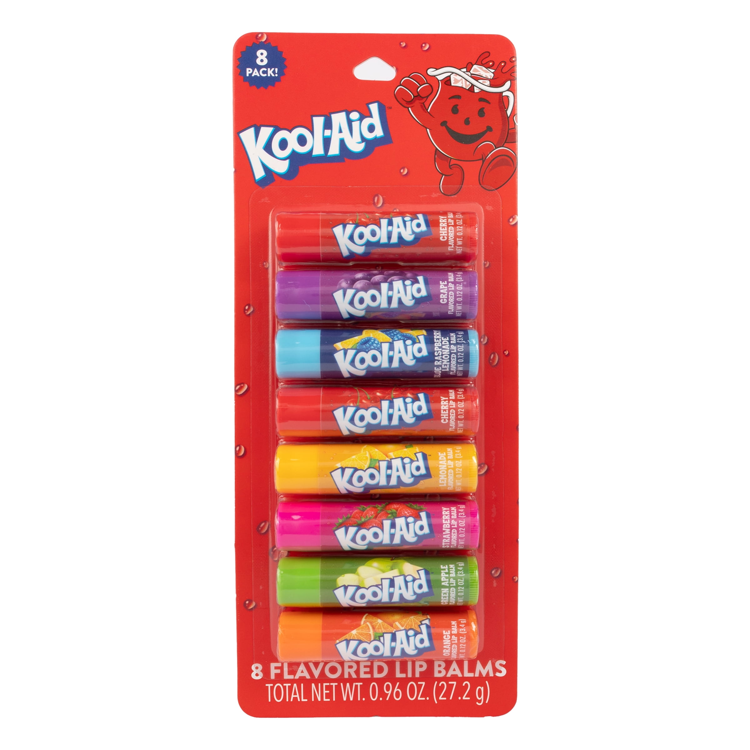 Kool-Aid Lip Balm 8pk, Multiple Flavors - Walmart.com
