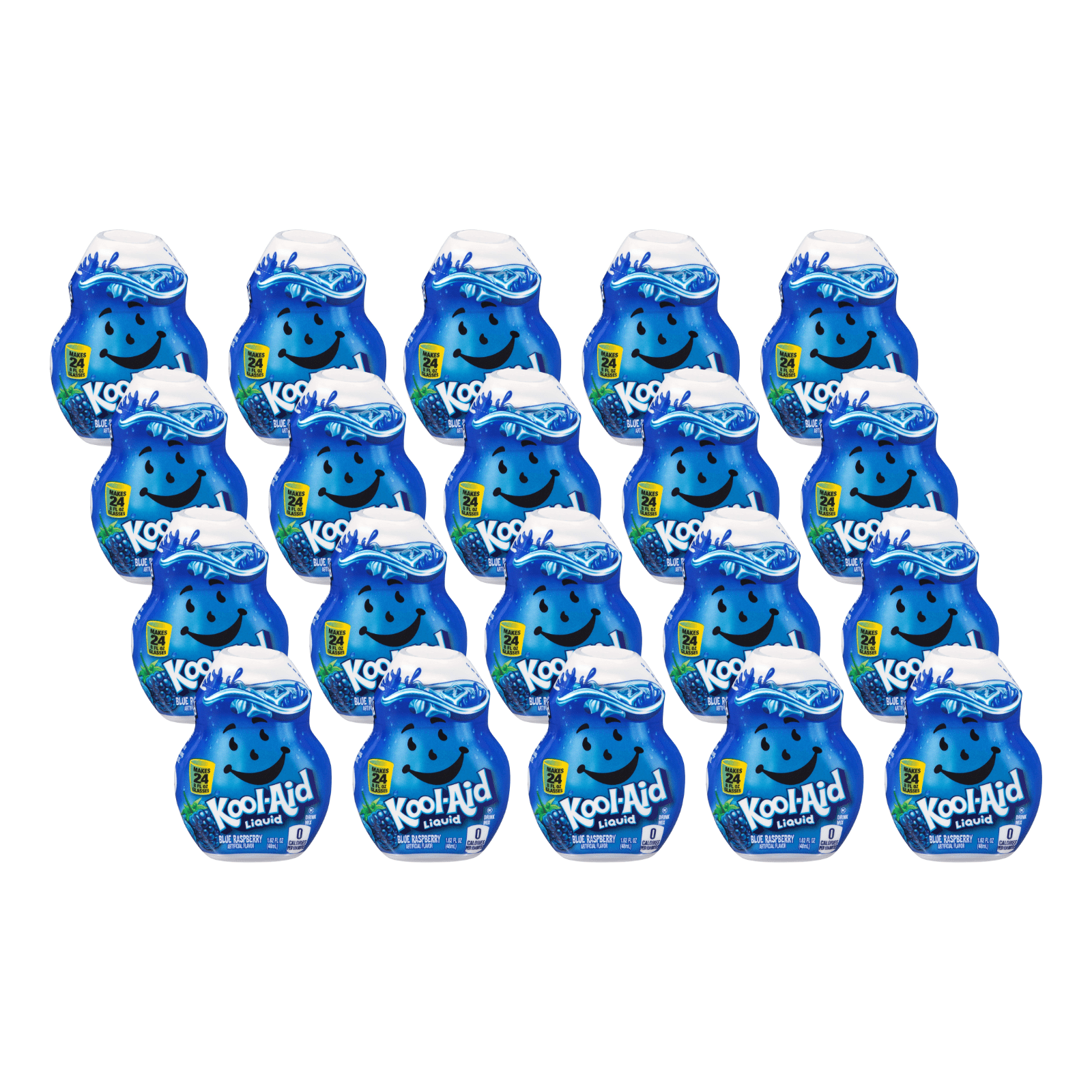 Kool-Aid Liquid Drink Mix, Blue Raspberry, 1.62 Fl Oz (Pack of 20 ...