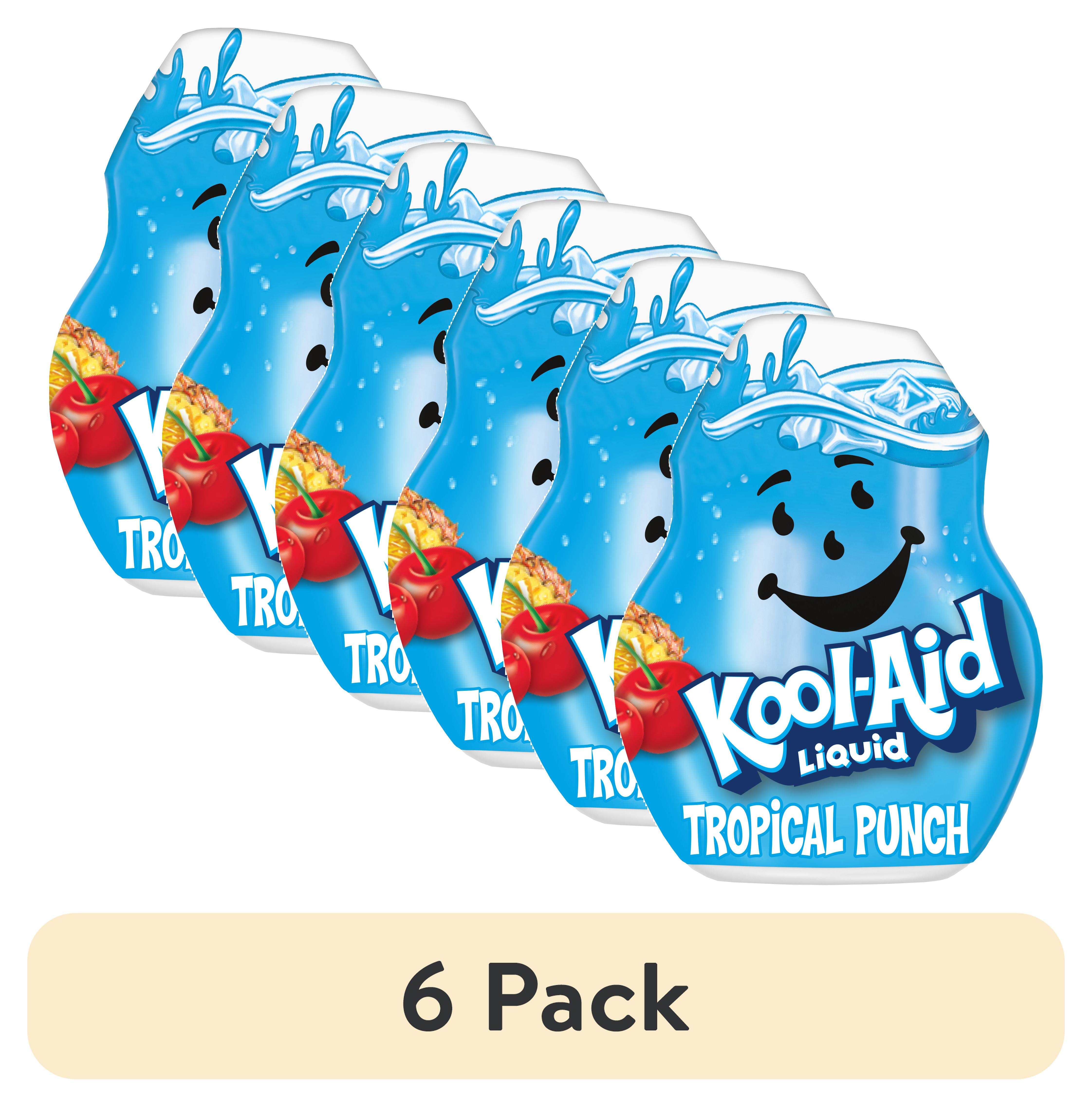 (6 pack) Kool-Aid Liquid Tropical Punch Naturally Flavored Soft Drink ...
