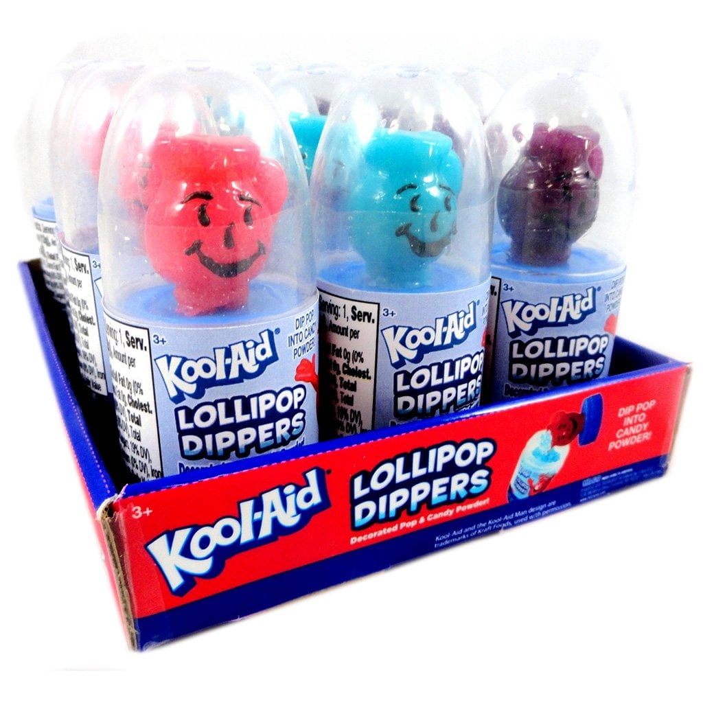 Kool-Aid Lollipop Dippers Lollipop & Candy Powder .84 oz. - Walmart.com
