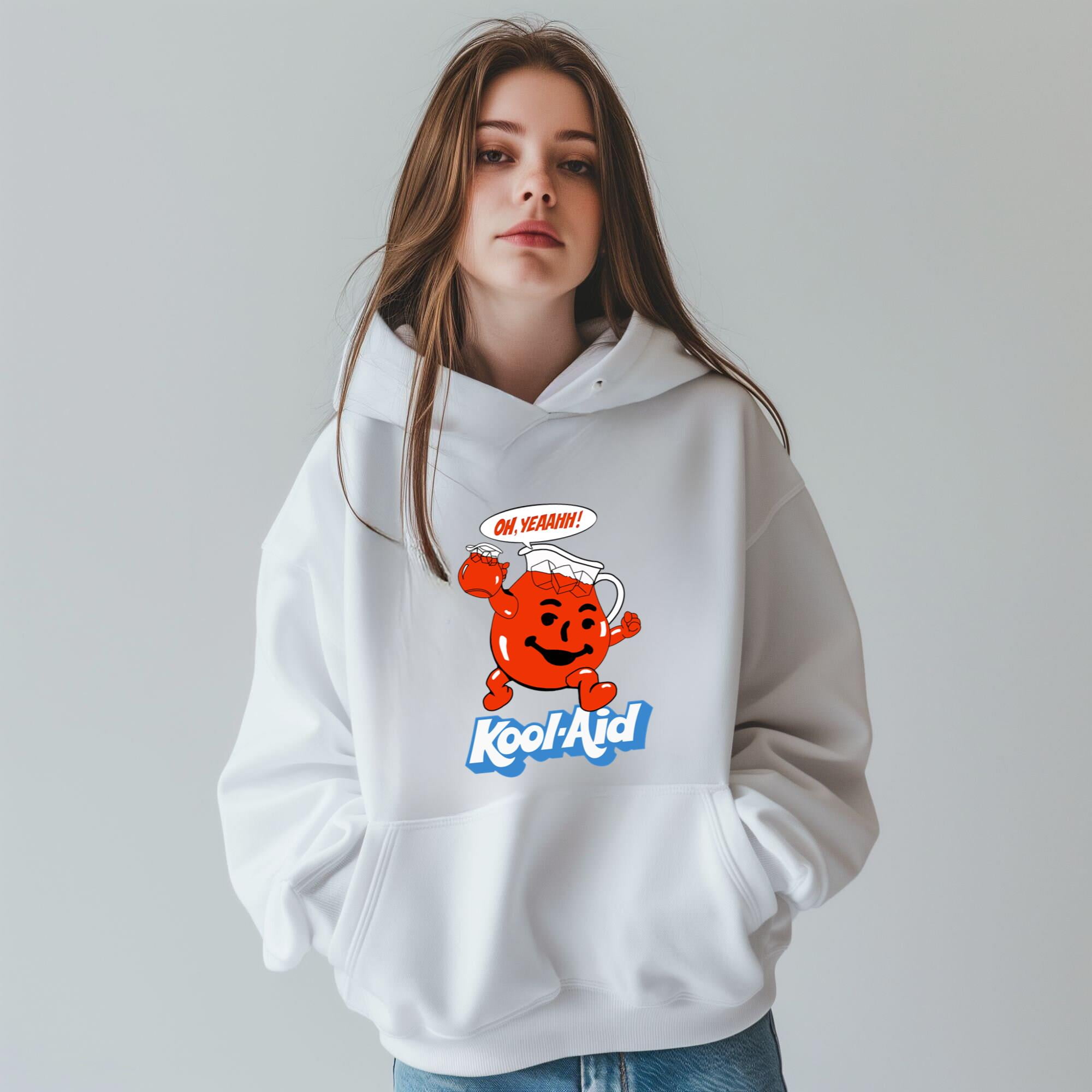 Kool Aid Man Oh Yeah Tropical Fruit Punch Men's Hoodie , for men ...