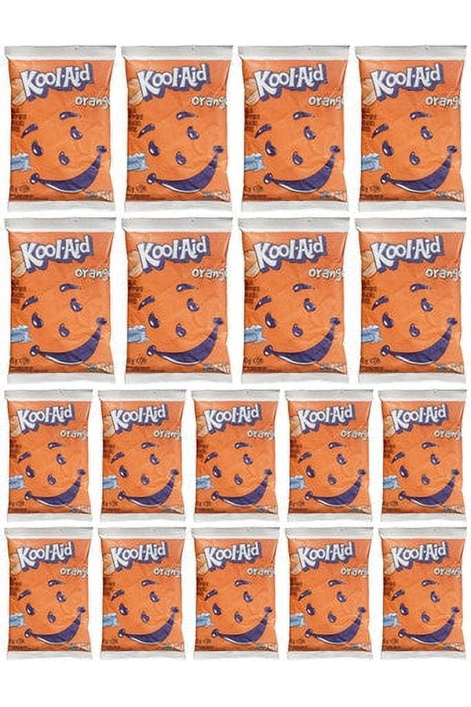 Kool-Aid Orange Powdered Drink Mix, 392g/13.8 oz., Pouches, 18 pk ...