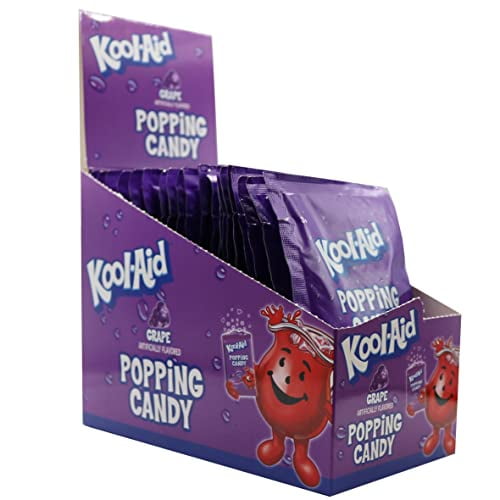 Kool-Aid Flavored Popping Candy, Single Pouch 0.33 Oz, Grape (Pack Of ...