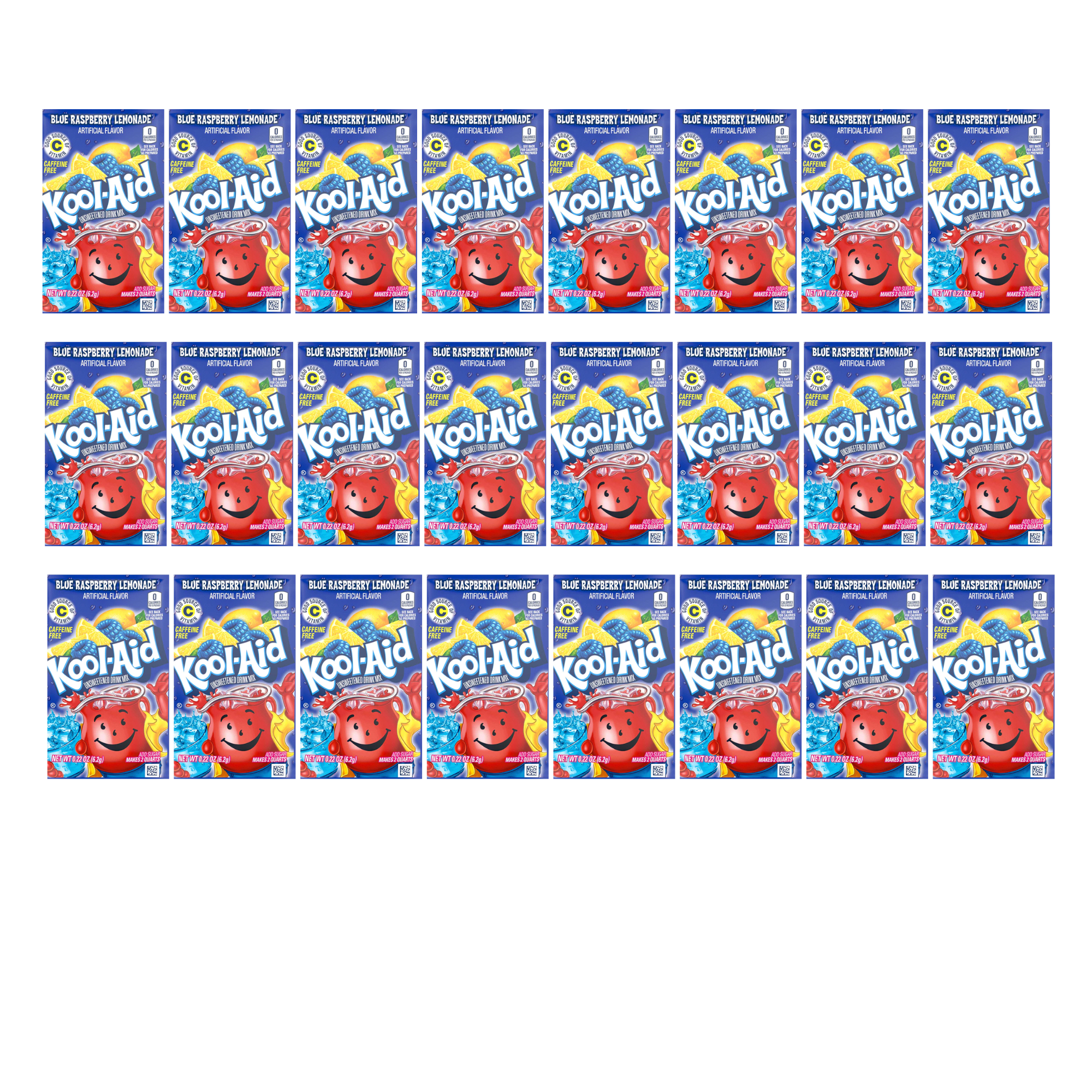 Kool-Aid RASPBERRY LEMONADE Unsweetened Delicious Artificially Flavored ...