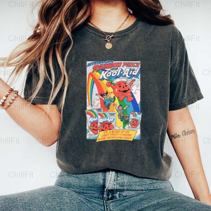Kool Aid Retro Nostalgic Cartoon Drink Funny Meme Brand Graphic Comfort ...