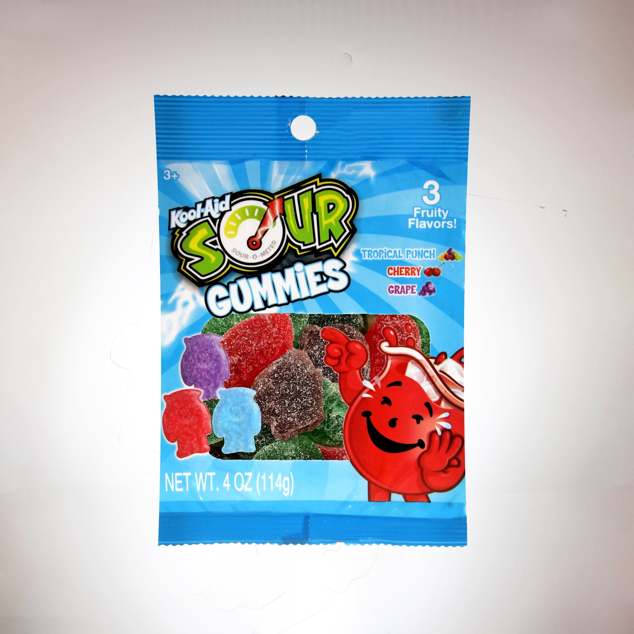 Kool-Aid SOUR Gummies, 3 Flavors in Each Bag: Tropical Punch, Cherry ...
