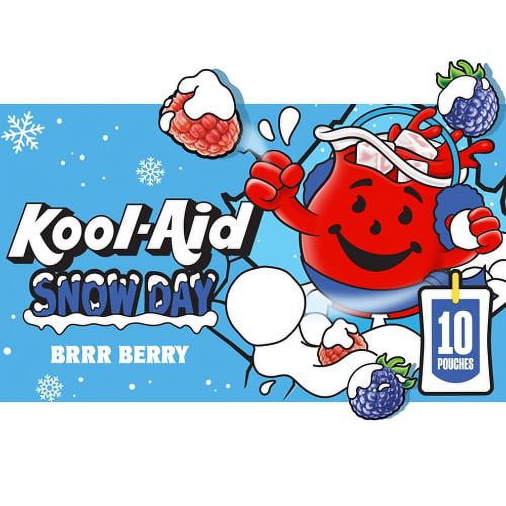Kool-Aid Snow Day Brrr Berry Artificially Flavored Drink, 10 Ct Box, 6 ...