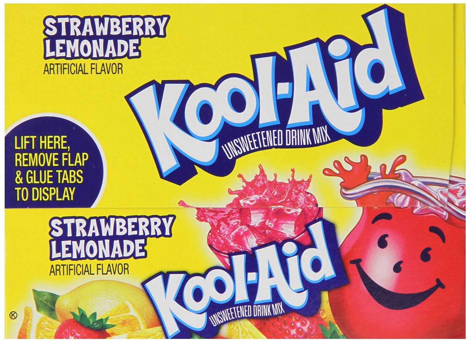 Kool-Aid Strawberry Lemonade Flavor, Unsweetened, Caffeine Free, Water ...