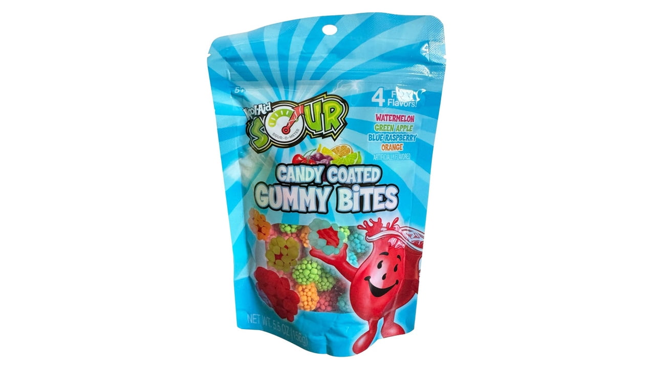 Kool-Aid Sour Gummy Bites, 5.5 oz Peg - Walmart.com