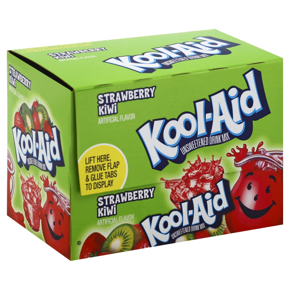 Kool-Aid Strawberry Kiwi Artificial Flavor Unsweetened Drink Mix ...