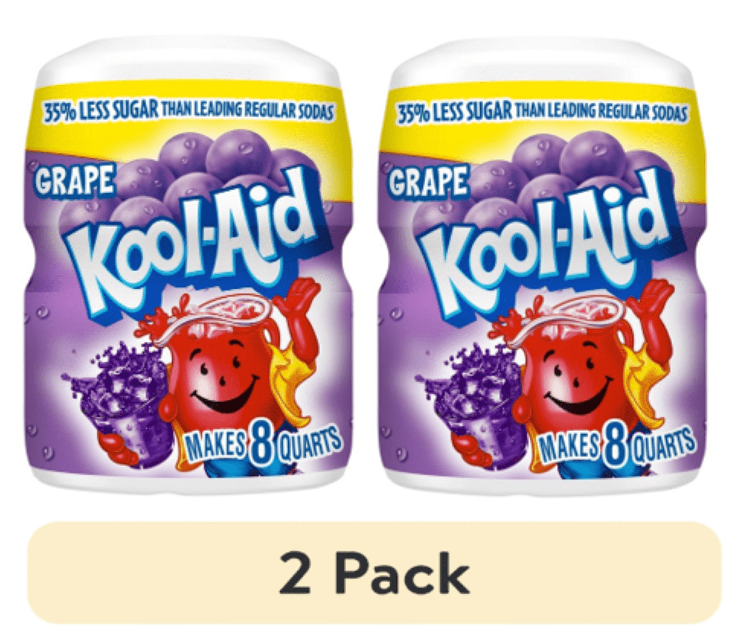 Kool-Aid Sugar-Sweetened Grape Artificially Flavored Powdered Drink Mix ...