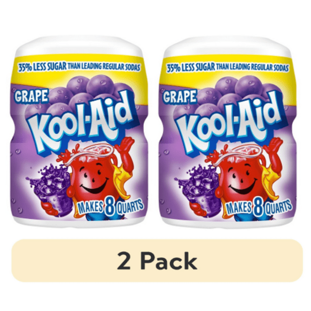 Kool-Aid Sugar-Sweetened Grape Artificially Flavored Powdered Soft ...