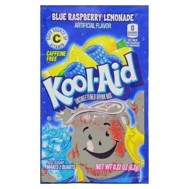 Kool-Aid Twists Ice Blue Raspberry Lemonade Unsweetened Soft Drink Mix ...