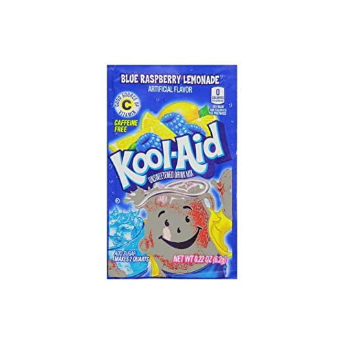 Kool-Aid Twists Ice Blue Raspberry Lemonade Unsweetened Soft Drink Mix ...