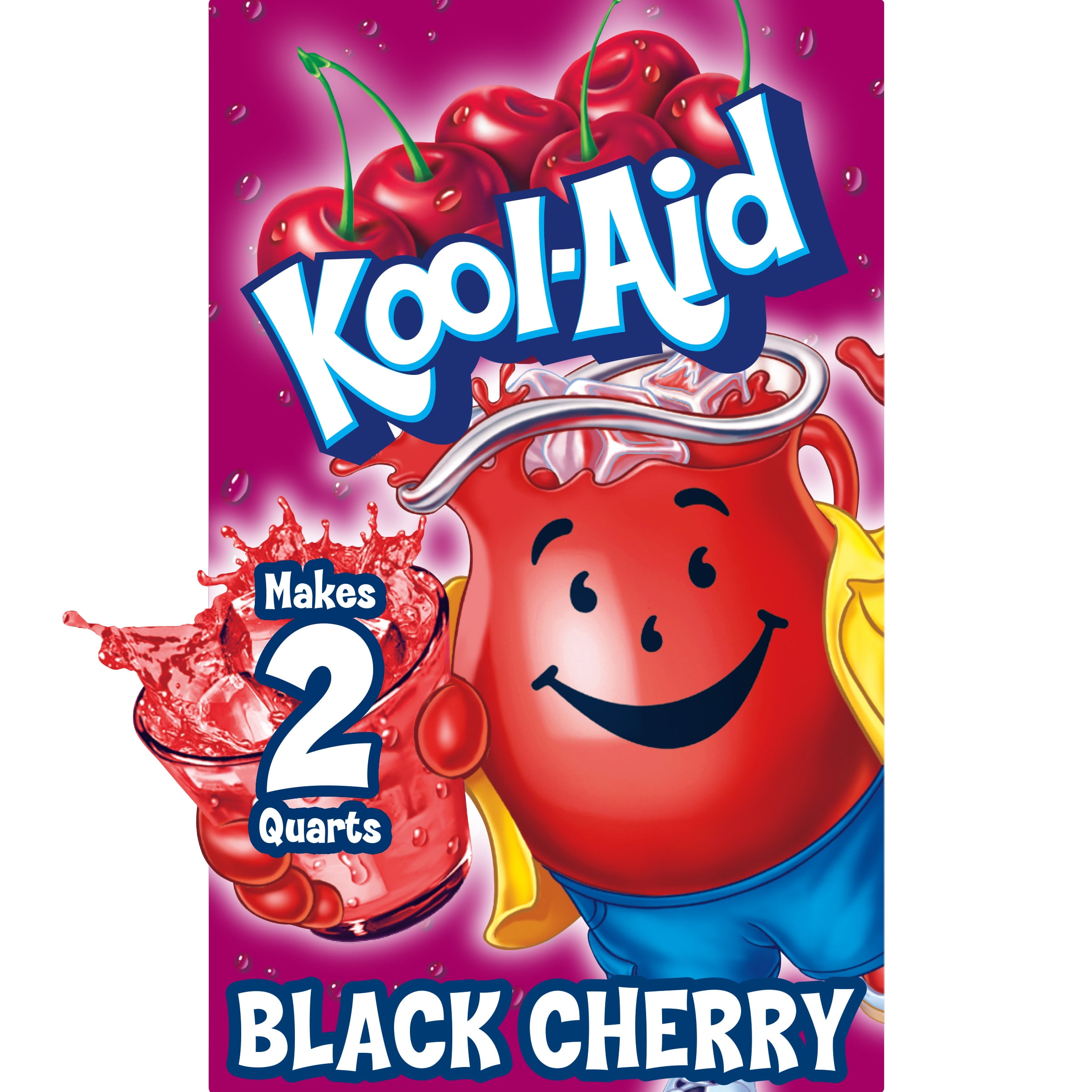 Kool-Aid Unsweetened Black Cherry Artificially Flavored Powdered Soft ...