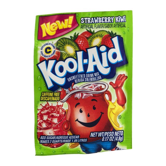 Kool-Aid Unsweetened Caffeine Free Strawberry Kiwi Zero Calories ...