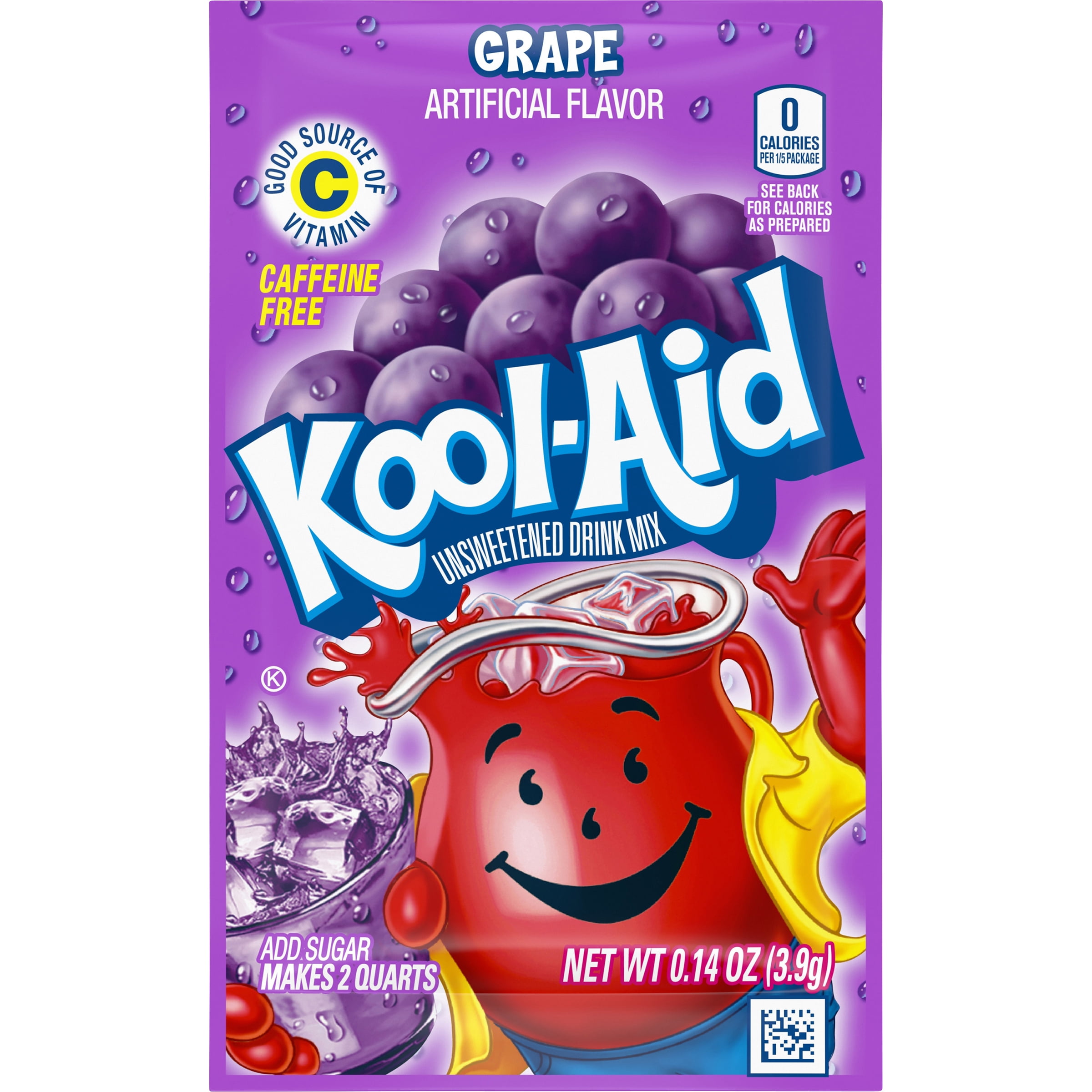 Kool-Aid Unsweetened Grape Artificially Flavored Powdered Drink Mix, 0. ...