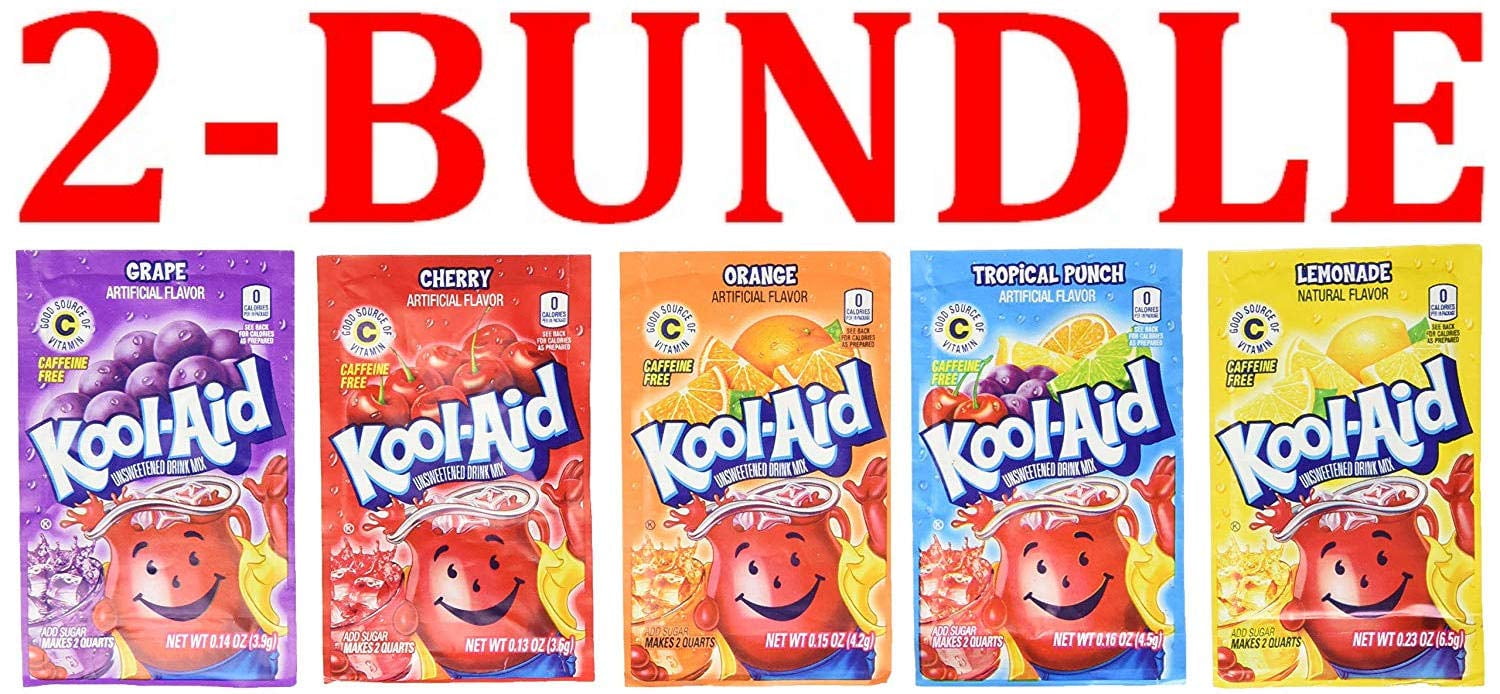 Kool Aid Variety 48 Packs (2-Bundle) - Walmart.com